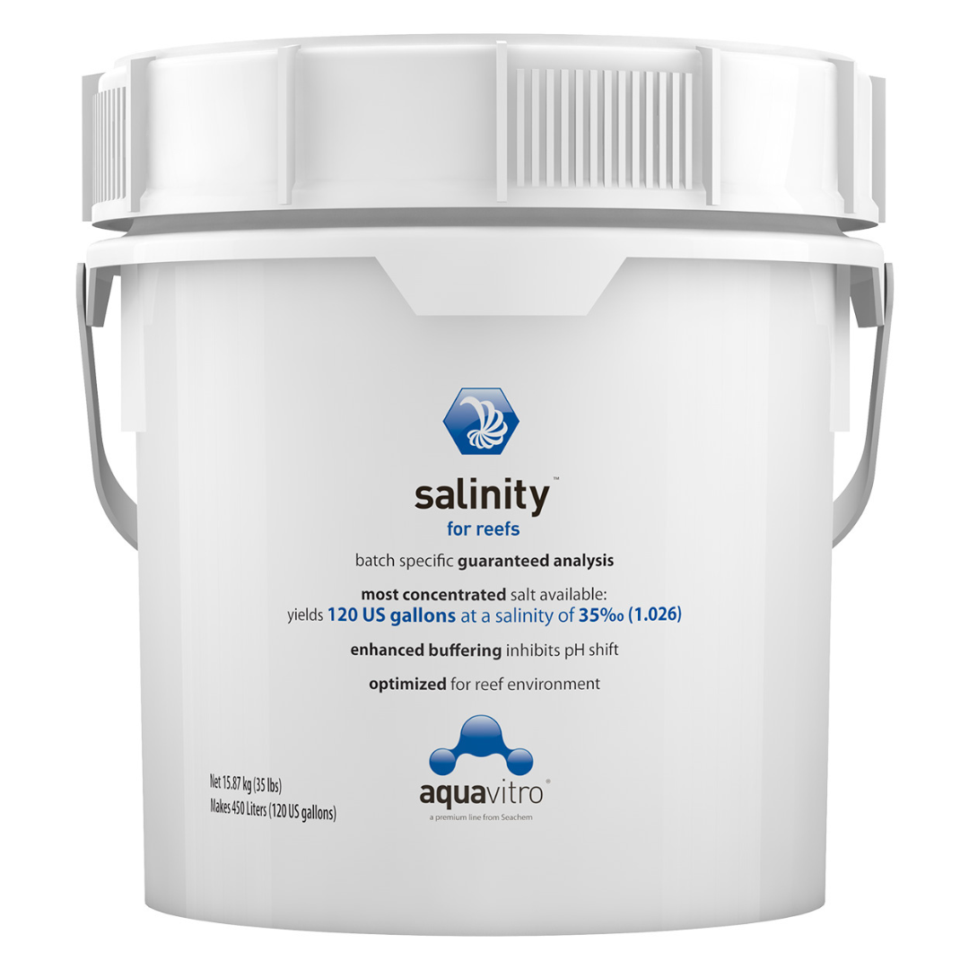 Aquavitro Salinity Premium Sea Salt Mix – 120 Gallons