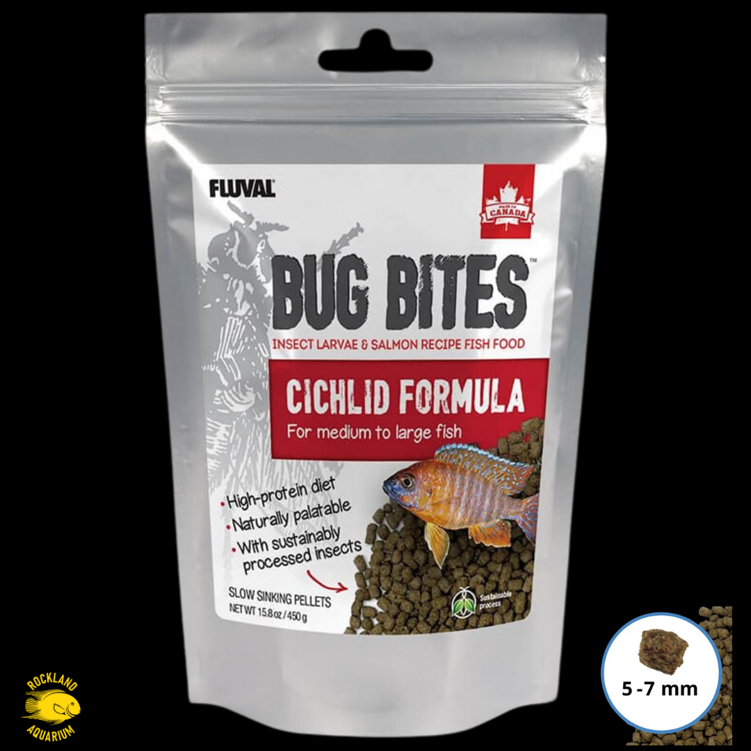 Fluval Bug Bites Cichlid Pellets 15.8oz Fish Food