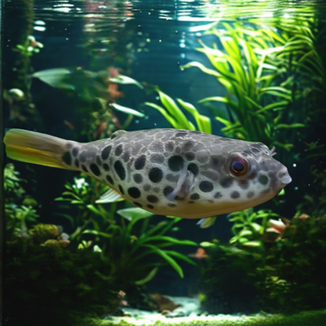 Congo Spotted Puffer - Tetraodon schoutedeni - Freshwater Pufferfish