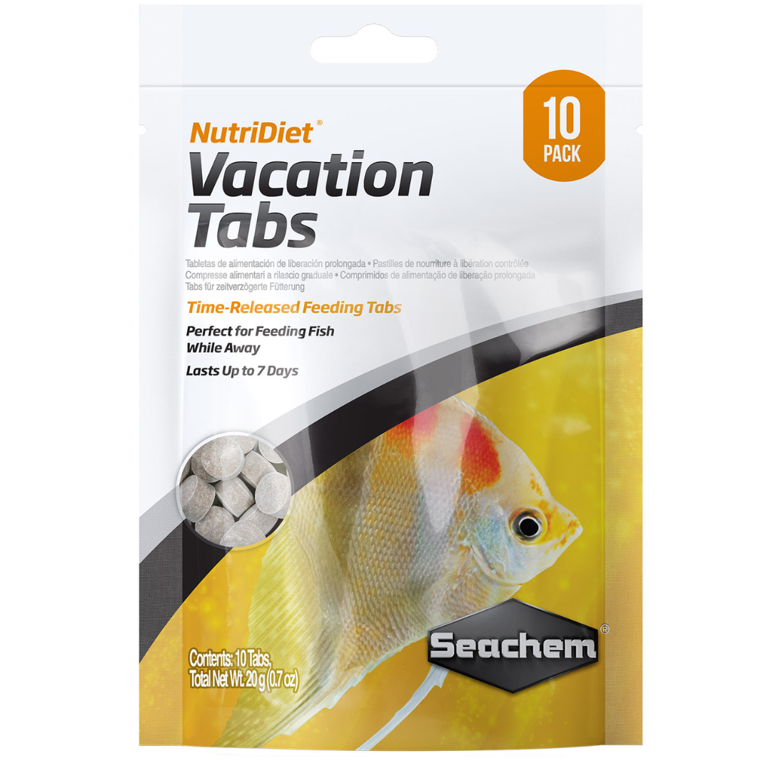 Seachem NutriDiet Vacation Tabs – 10 Pack